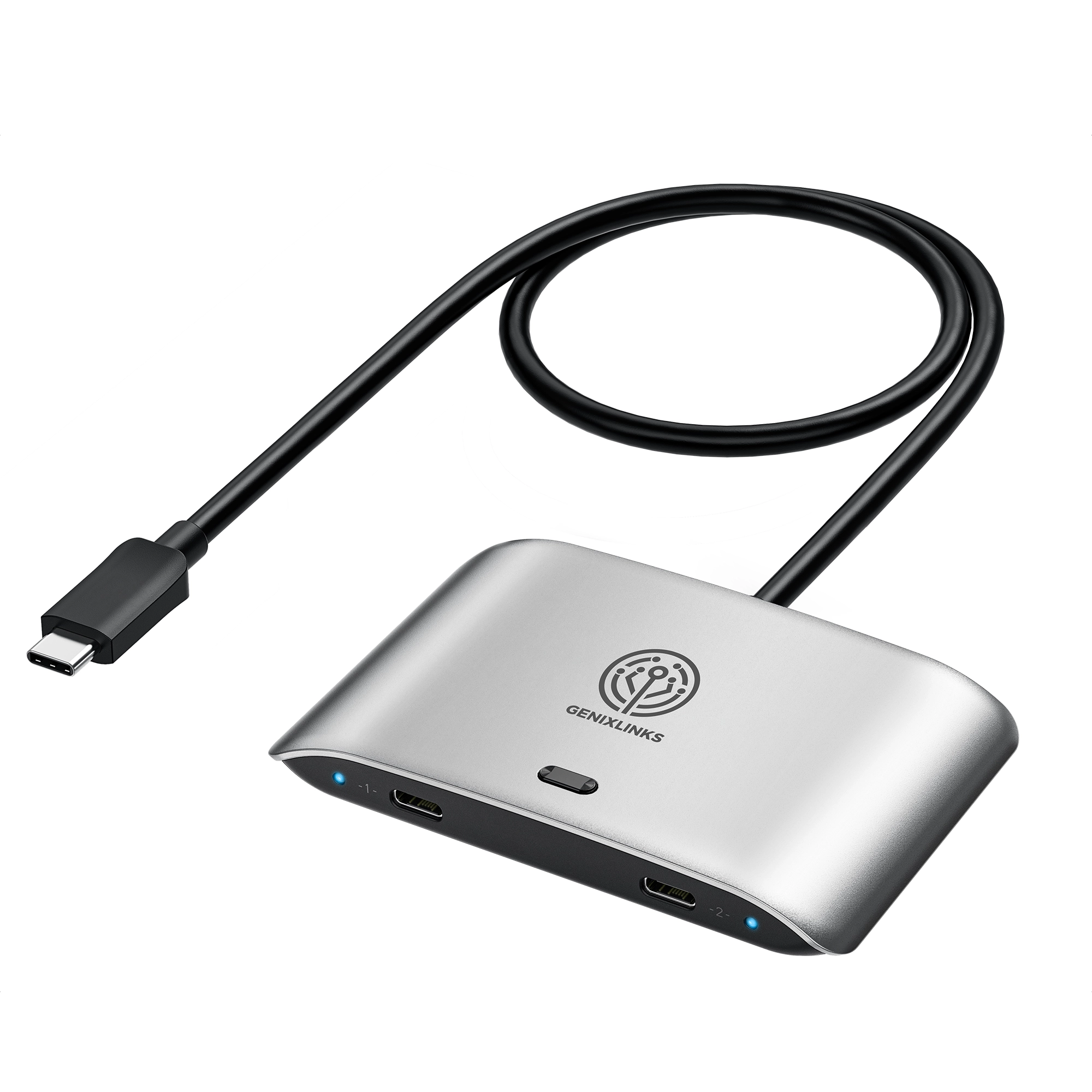 USB-C 20 Gbps Switch with 140W PD - GenixLinks - Linking Devices Together